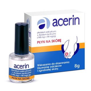 Acerin (195 mg + 98 mg)/ g, płyn na skórę, 8 g - cena | Gemini
