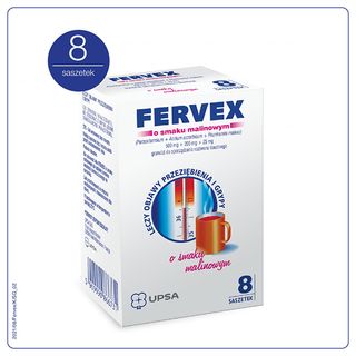 Fervex 500 mg + 200 mg + 25 mg, granulat do sporządzania roztworu ...