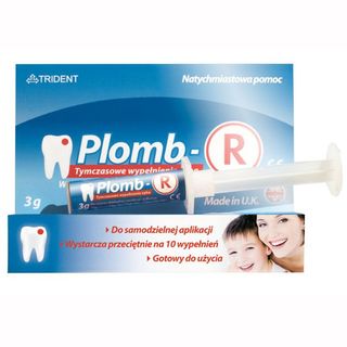 Plomb-R, tymczasowe wypełnienie zęba, 3 g - cena | Gemini