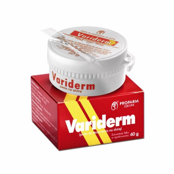 Variderm (10 mg + 10 mg + 300 mg)/ g, pasta na skórę, 60 g - cena ...