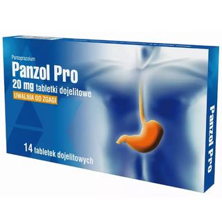 Panzol Pro 20 mg, 14 tabletek - cena | Gemini