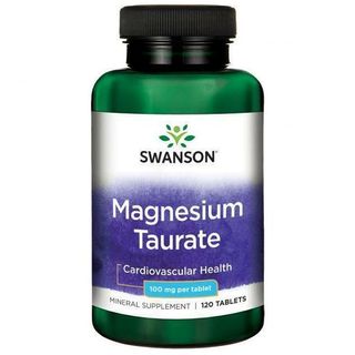 Swanson Magnesium Taurate, taurynian magnezu, 120 tabletek - cena | Gemini