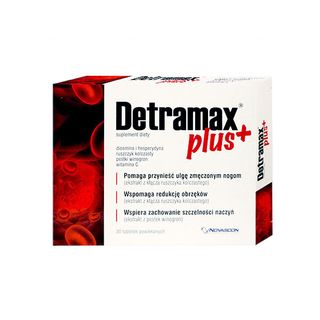 Detramax Plus, 30 tabletek powlekanych - cena | Gemini