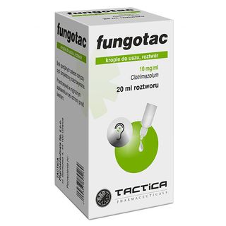 Fungotac 10 mg/ ml, krople do uszu, 20 ml - cena | Gemini