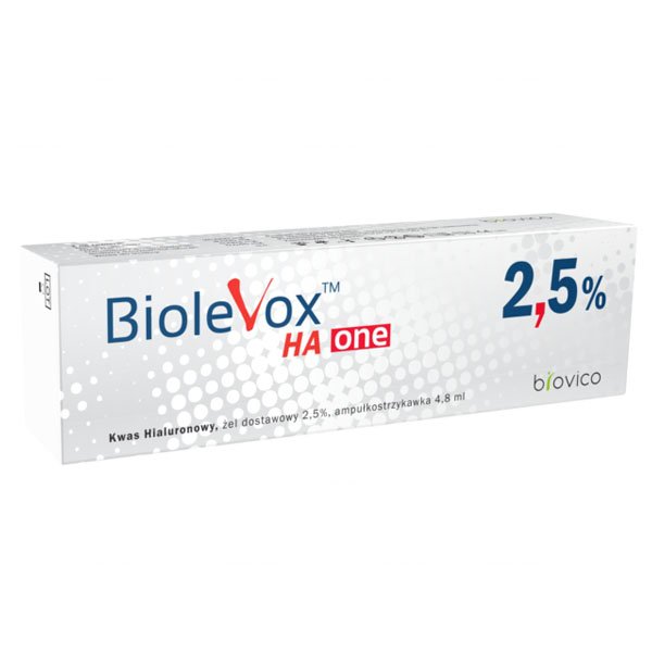 Biolevox HA One 2,5%, żel do iniekcji, 4,8 ml x 1 ampułkostrzykawka ...