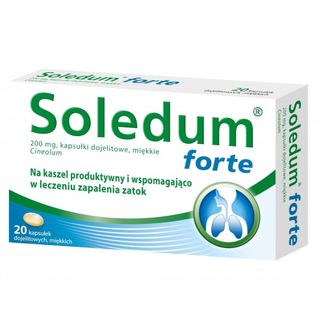 Soledum forte 200 mg, 20 kapsułek dojelitowych - cena | Gemini