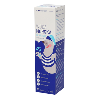 SEMA Protect, woda morska dla dzieci, spray do nosa, 50 ml - cena | Gemini