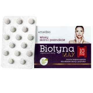 Medso Biotyna 10 mg Max, 30 tabletek - cena | Gemini