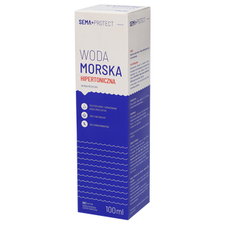 SEMA Protect, woda morska hipertoniczna, spray do nosa, 100 ml - cena | Gemini