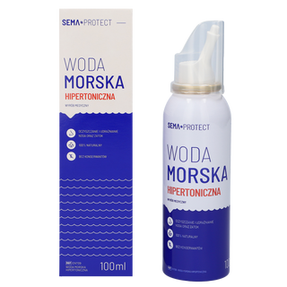 SEMA Protect, woda morska hipertoniczna, spray do nosa, 100 ml - cena | Gemini