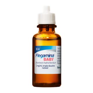 Flegamina Baby 2 mg/ml, krople doustne, roztwór, 30 ml - cena | Gemini