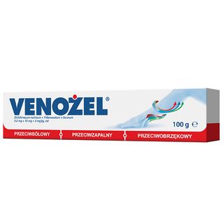 Venożel (12 mg + 10 mg + 5 mg)/ g, żel, 100 g - cena | Gemini