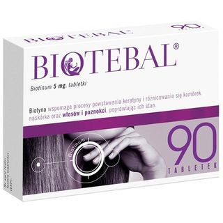 Biotebal 5 mg, 90 tabletek - cena | Gemini