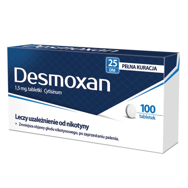 Desmoxan 1,5 mg, tabletki 100 sztuk | Apteka Gemini Desmoxan 1,5 mg, tabletki 100 sztuk | Apteka Gemini