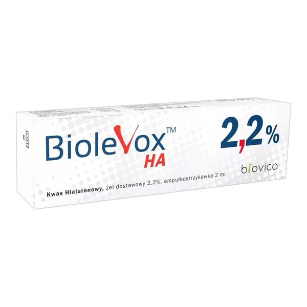 Biolevox HA 2,2%, 2 ml x 1 ampułkostrzykawka - cena | Apteka ...