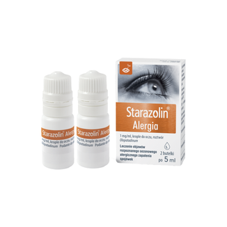 Starazolin Alergia 1 mg/ ml, krople do oczu, 2 x 5 ml - cena | Gemini